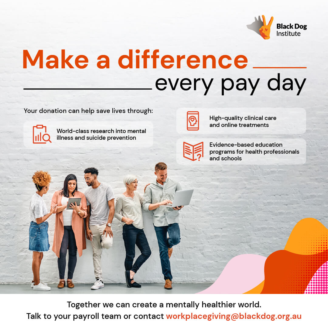 Workplace giving - Black Dog Institute | Better Mental Health