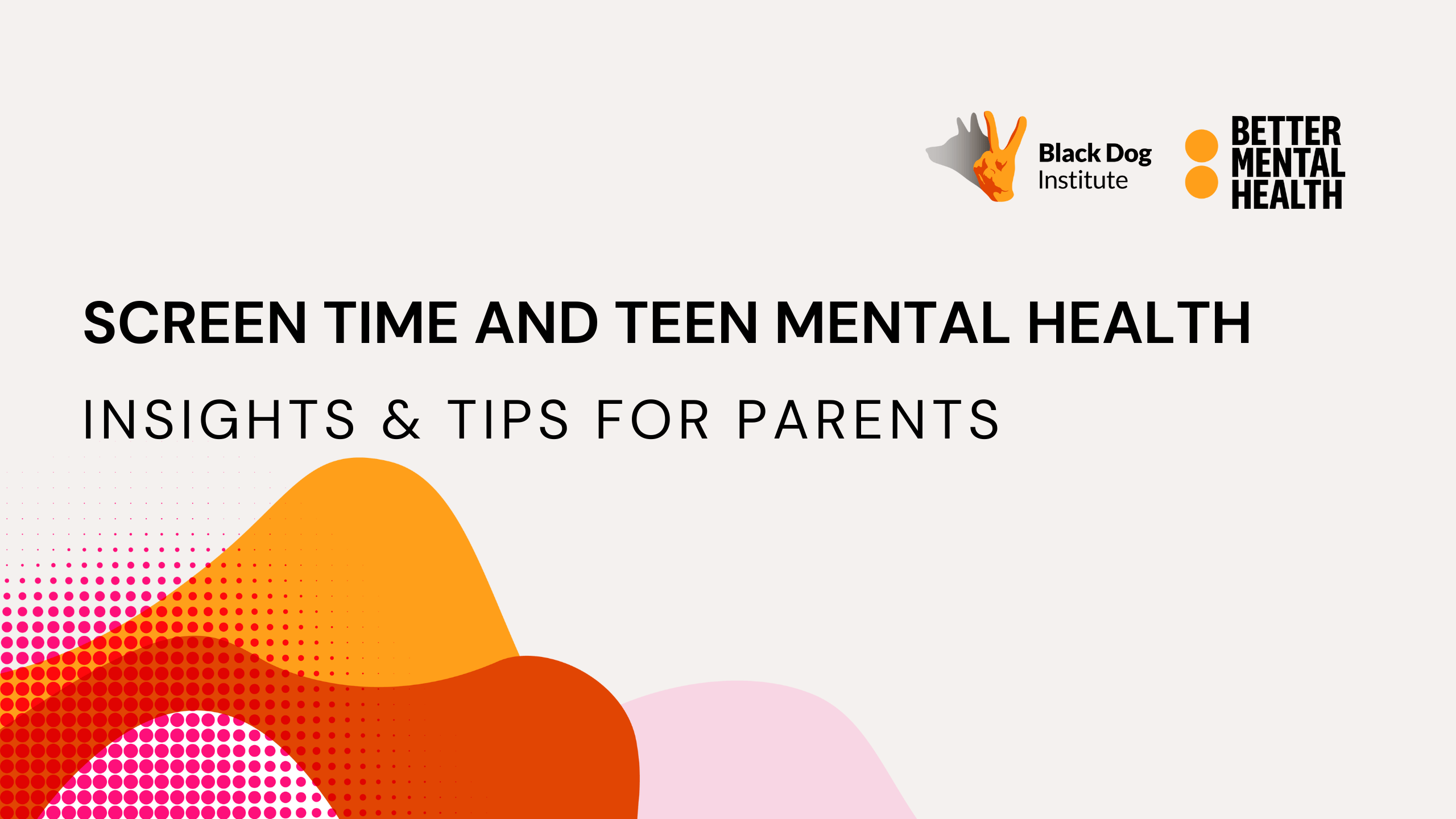 Teens & Screens: Adolescent Mental Health & Screen Use - Black Dog ...